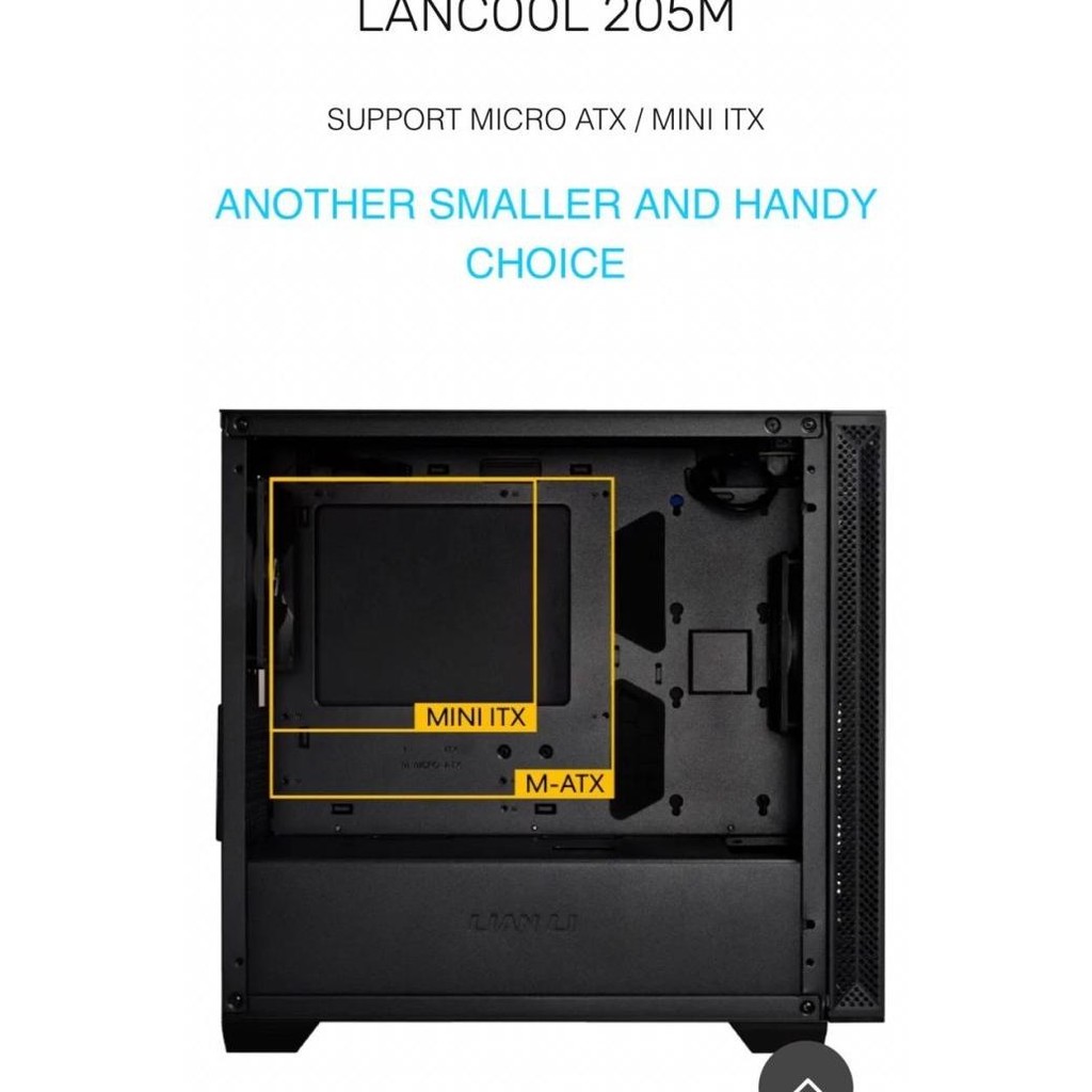 Jual Lian Li Lancool 205M Mesh - Tempered Glass Micro-Atx Gaming Case ...