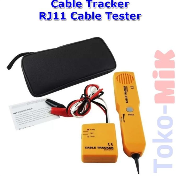 Jual Baru RJ11 Phone LAN Cable Tracer Wire Line Tracker Tester Hubungan ...