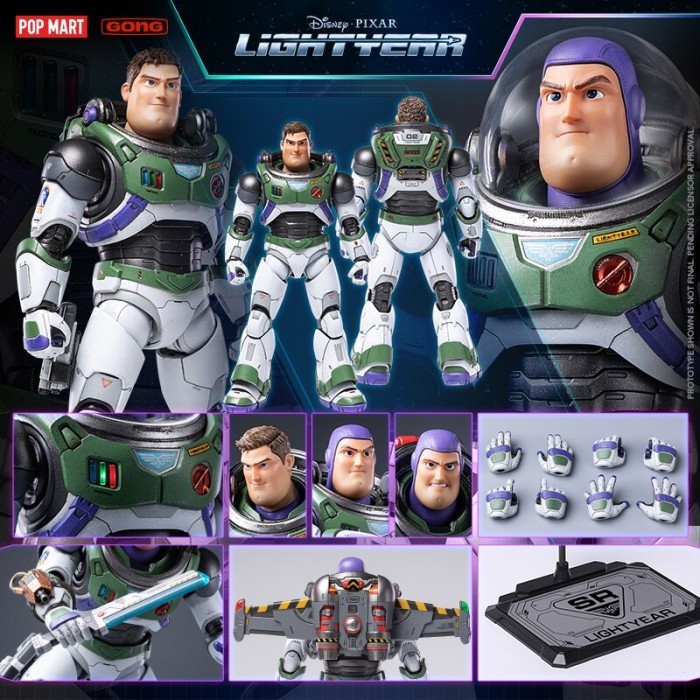 Jual POP Mart x GONG Buzz Lightyear Diecast Action Figure 1/6 Popmart ...