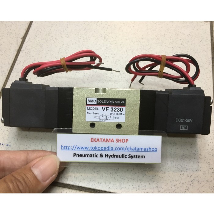 Jual Co Langsung Aja Solenoid Valve Smc Vf3230 (24Vdc) | Shopee Indonesia