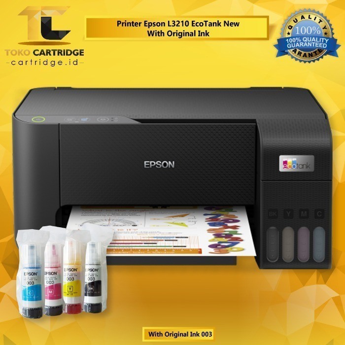 Jual BEBAS ONGKIR - Printer Epson L3210 L-3210 L 3210 Pengganti L3110 ...