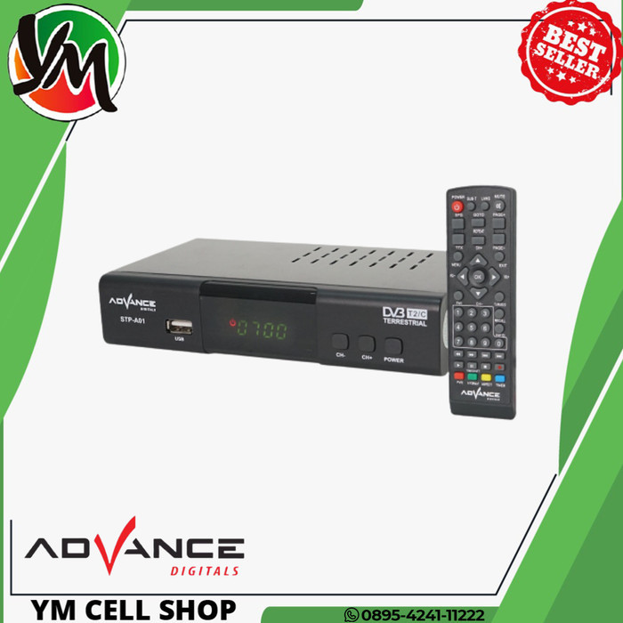 Jual STB Set Top Box Advance STP A01 DVB-T2 TV Digital Receiver | Shopee Indonesia