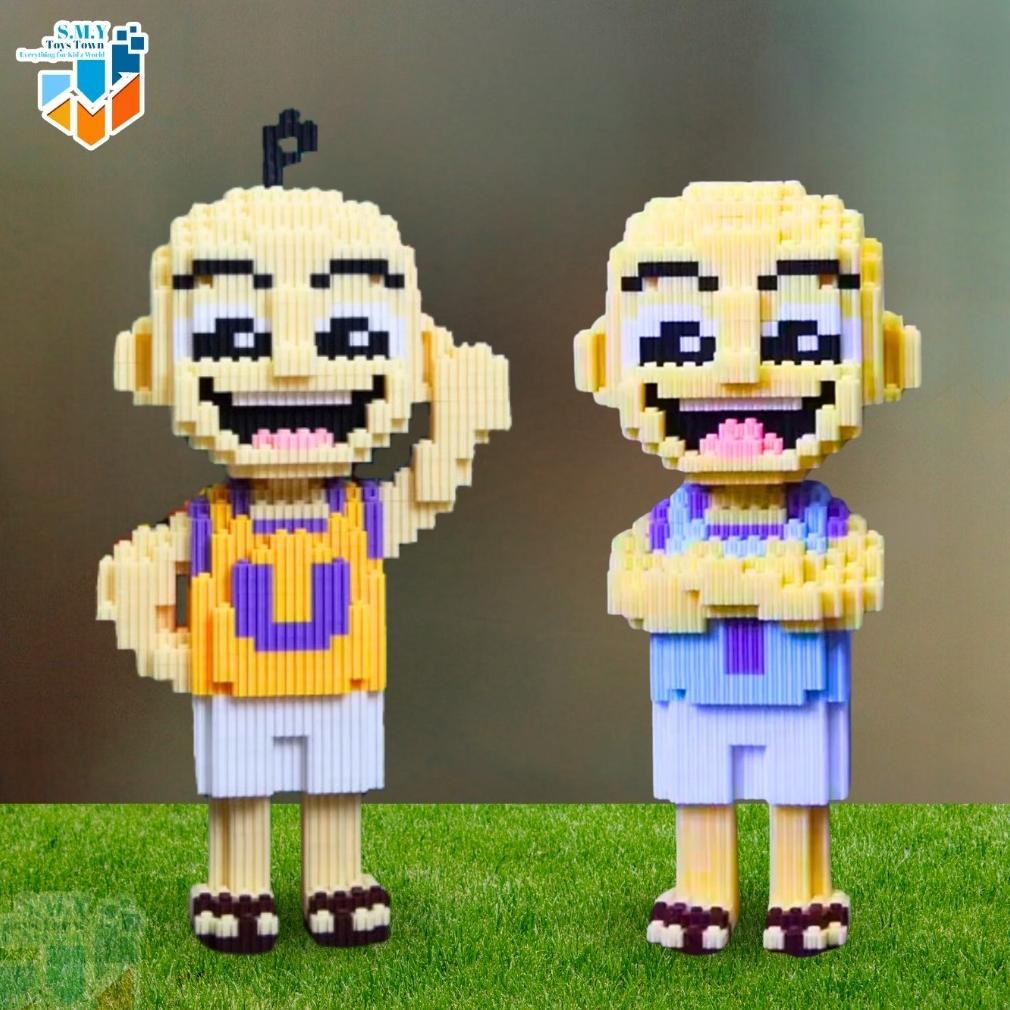 Jual Zg - Nano Blocks Upin Ipin 3D Model, Mainan Blok Susun,Blok ...