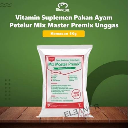 Jual Mix Master Premix Layer Unggas Vitamin Suplemen Pakan Ayam Petelur ...