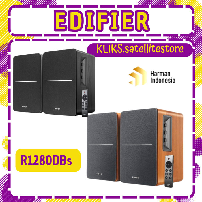 Jual BEBAS ONGKIR - EDIFIER R1280DBs 2.0 Active Bookshelf Speaker | Shopee Indonesia