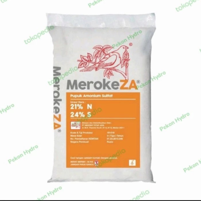 Jual Pupuk MEROKE ZA 50 KG Kemasan Pabrik Ammonium Sulfat | Shopee ...