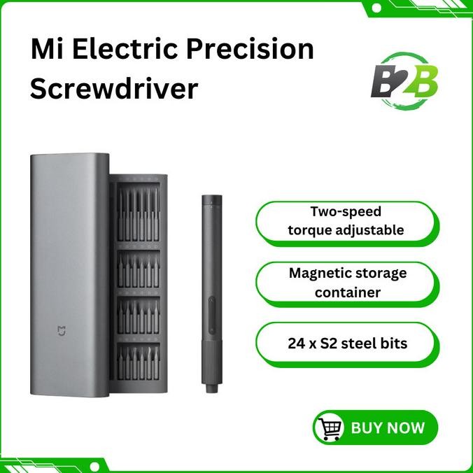 Jual MIJIA MI ELECTRIC PRECISION SCREWDRIVER 24in1 - Obeng Elektrik ...