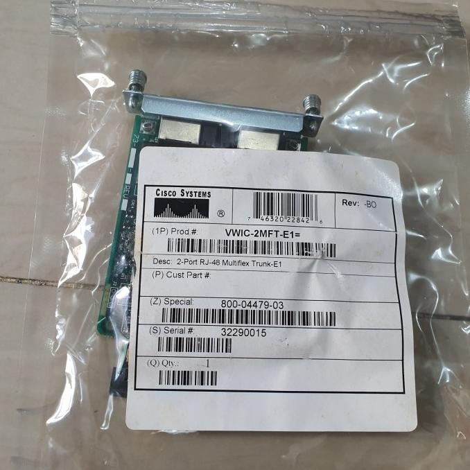 Jual Cisco 2 Port T1/E1 Multiflex Voice/WAN Interface Card | Shopee ...