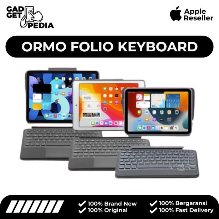 Jual BEBAS ONGKIR - Ormo Folio Keyboard Detachable For iPad Series ...