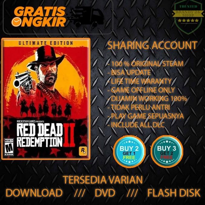 Jual Terbaru RED DEAD REDEMPTION 2 ULTIMATE + ALL DLC - PC GAME STEAM ...