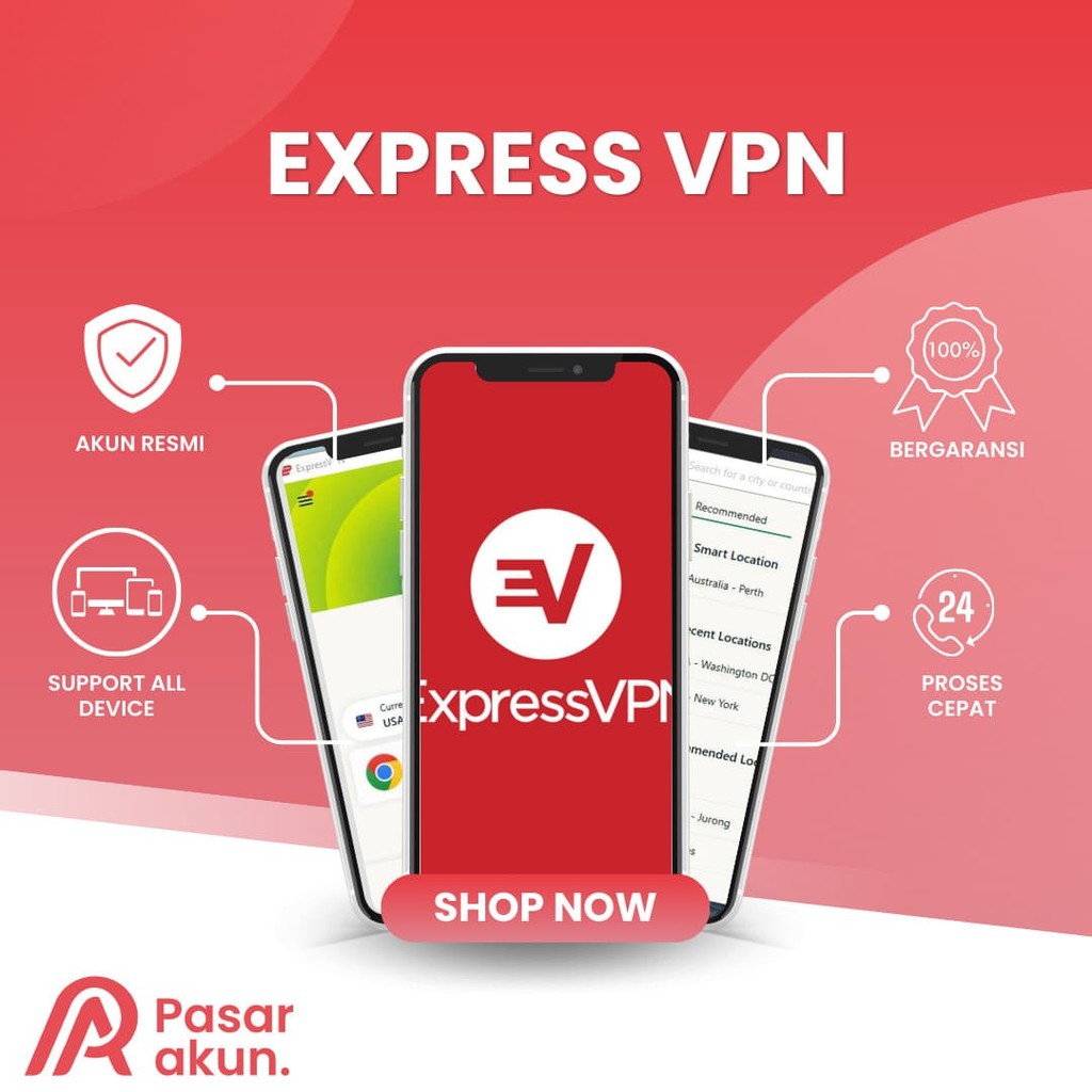 Jual Expressvpn Premium 1 Tahun Bergaransi (Untuk 5 Device) | Shopee ...