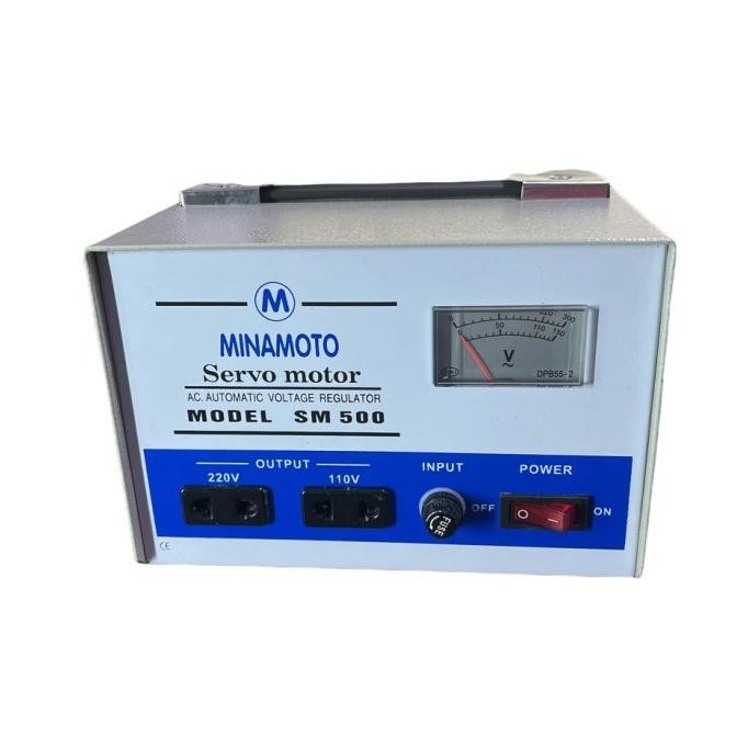 Jual AVR STAVOL STABILIZER SERVO MOTOR MINAMOTO SM 500 Grosir Paling Murah | Shopee Indonesia