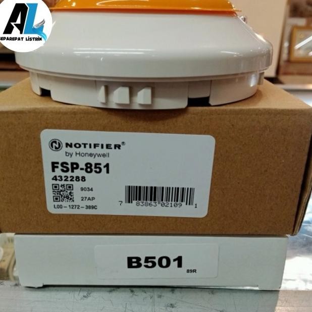 Jual Smoke Detector Fsp-851 Notifier Komplit Base Fsp 851 | Shopee ...