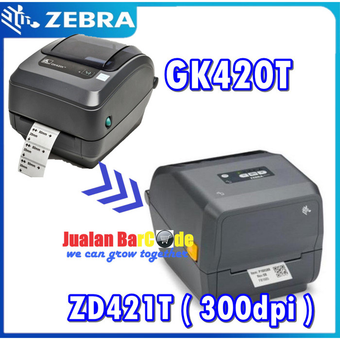 Jual HARGA DISC - ZEBRA ZD421 T 300DPI BLUETOOTH + NFC + USB - CETAK ...