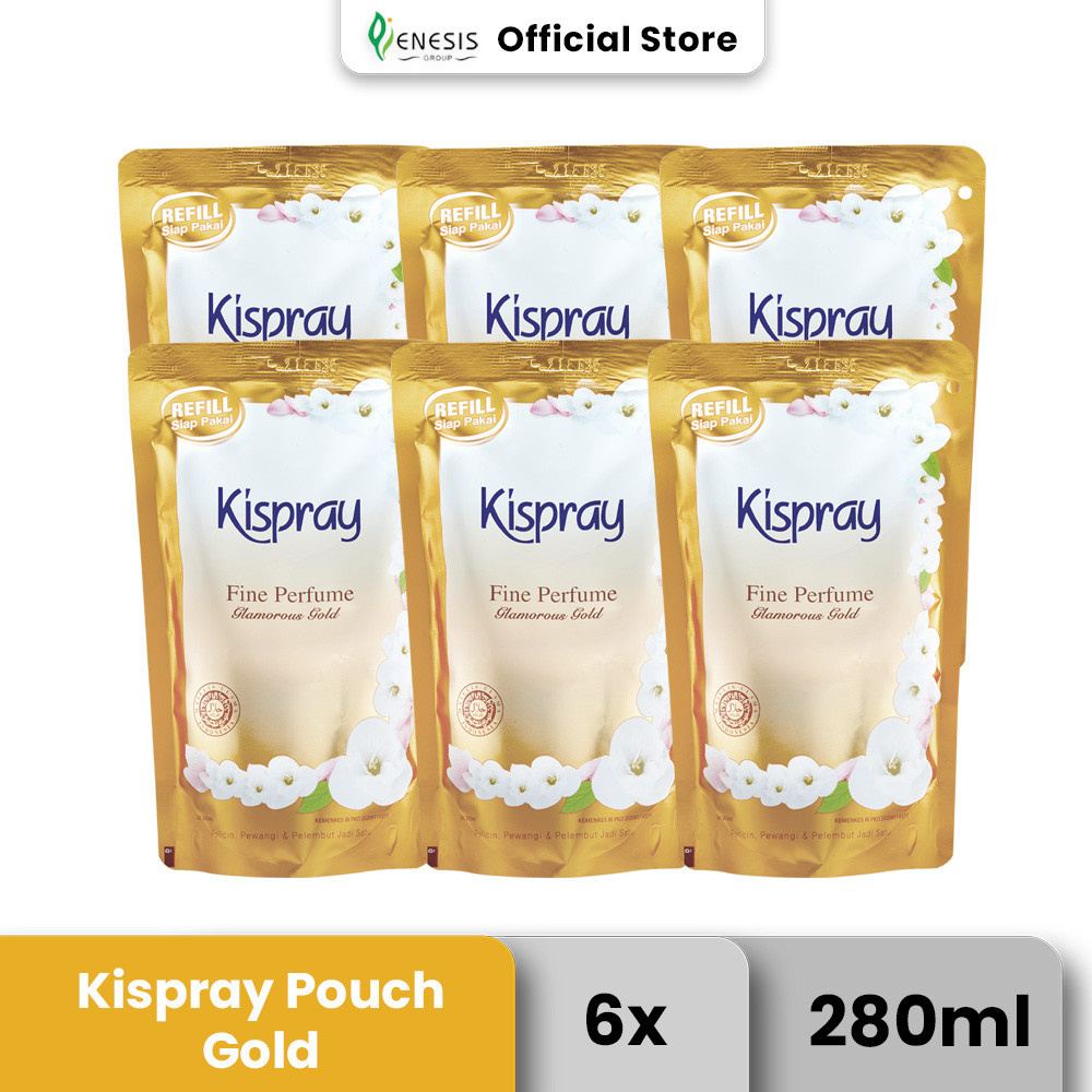 Jual Kispray Pouch Refill Gold 280 ml x 6 Pcs | Shopee Indonesia