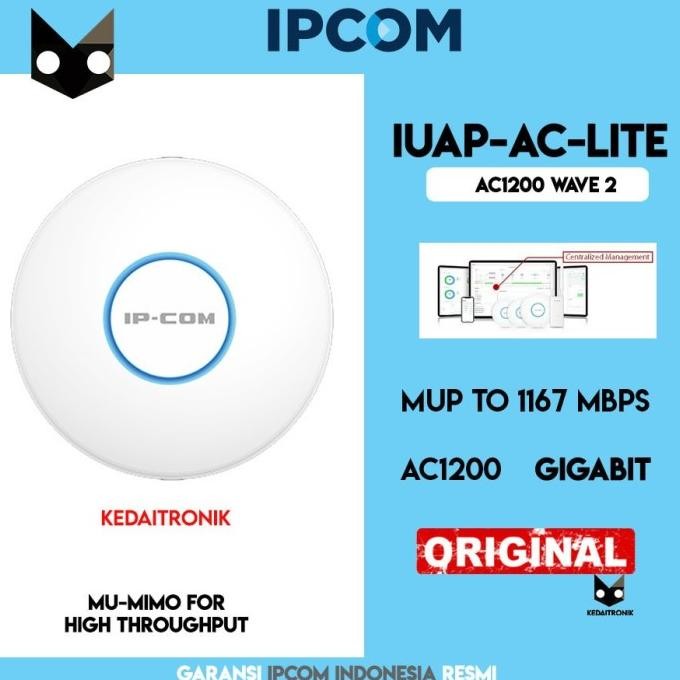 Jual IP COM Profi iUAP AC LITE AC1200 Wave 2 Gigabit Access Point MU ...