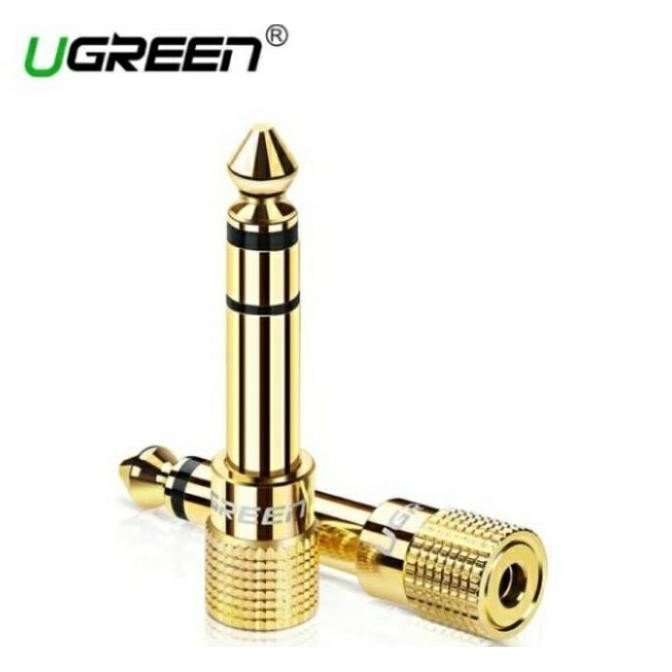 Jual socket - UGREEN Converter Audio Headset 3.5 mm ke Jack 6.5 to aux ...