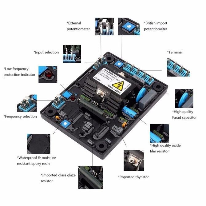 Jual AVR GENERATOR SX 460 AVR SX460 GENSET TD | Shopee Indonesia
