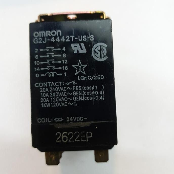 Jual [ Tt88 ] Omron G2J-4442T-Us-3 24Vdc Contactor Relay | Shopee Indonesia