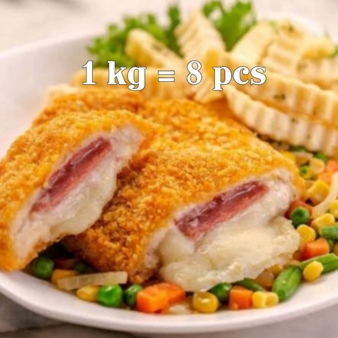 Jual BLUE- CHICKEN CORDON BLEU BLUE SMOKED BEEF AND CHEESE 8 PCS | Shopee Indonesia