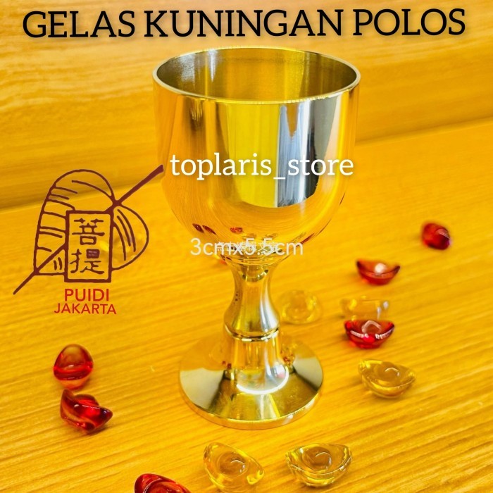Jual GELAS KUNINGAN POLOS NEW 022 | Shopee Indonesia