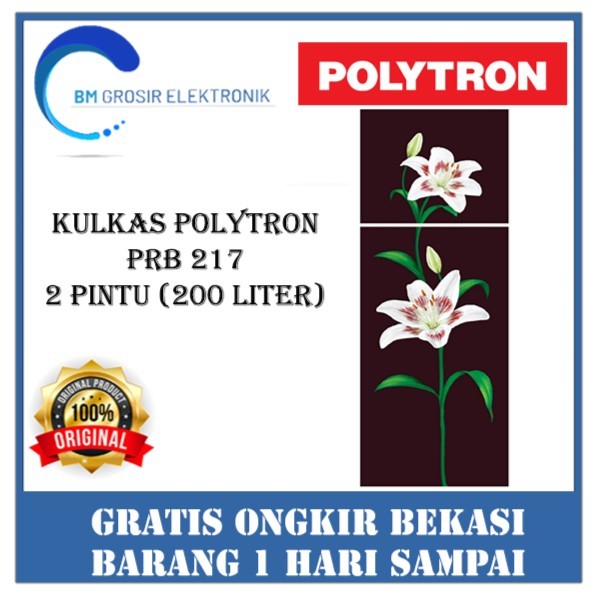 Jual POLYTRON KULKAS 2 PINTU PRB 217 / PRB-217 / 200 LITER | Shopee ...