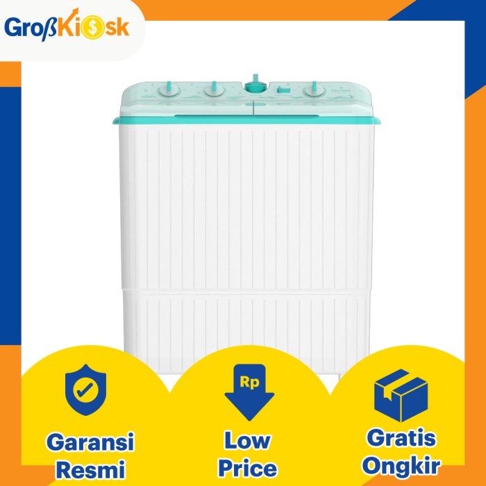 Jual MESIN CUCI 2 TABUNG POLYTRON 8 KG TWIN TUB PWM 8076 / PWM-8076 ...