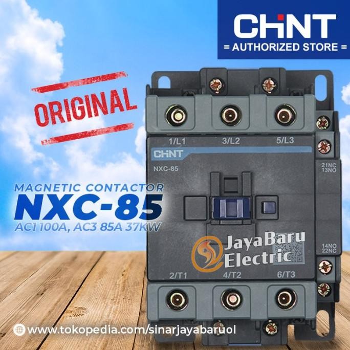 Jual BEBAS ONGKIR - Contactor Kontaktor CHINT NXC-85 NXC85 24V 36V 110V 220V 400V | Shopee Indonesia