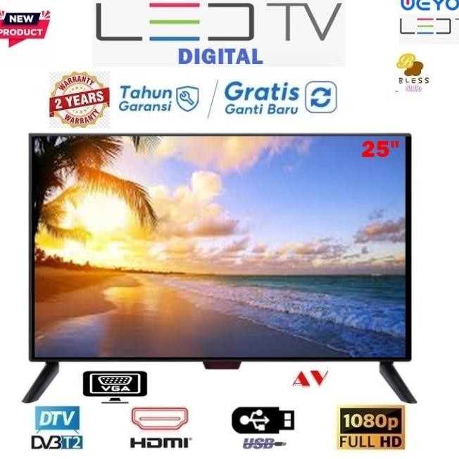 Jual TERBARU - TV LED 25INCH, FULLHD SUPPORT USB HDMI, VGA, AV, PC ...