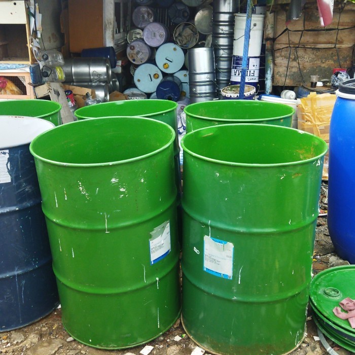 Jual DRUM BESI 200 LITER TUTUP LEBAR BEKAS | Shopee Indonesia