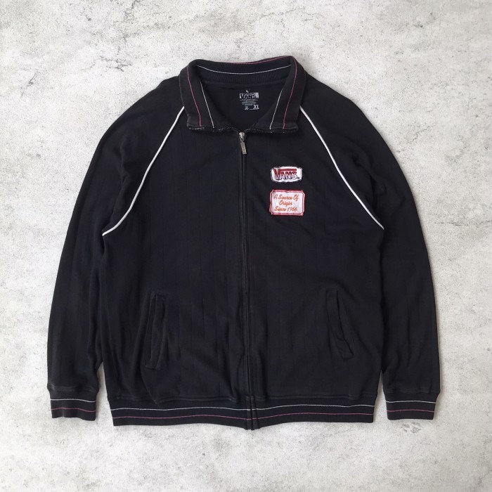 Jual VANS TRACKTOP JACKET HITAM | Shopee Indonesia
