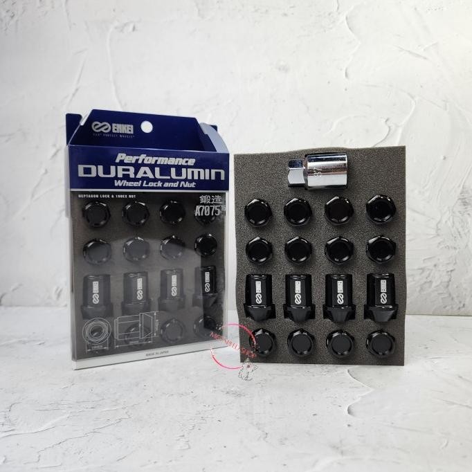 Jual enkei duralumin wheel lock nut m12 x 1.5/1.25 baut lugnut enkei ori !! | Shopee Indonesia
