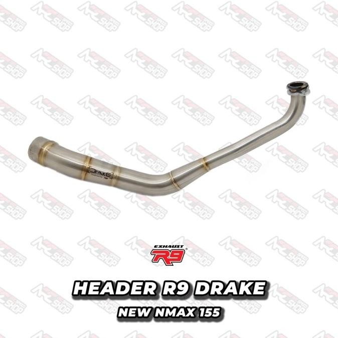 Jual (PNP) KNALPOT HEADER R9 DRAKE YAMAHA NMAX 155 NEW NMAX TURBO ...