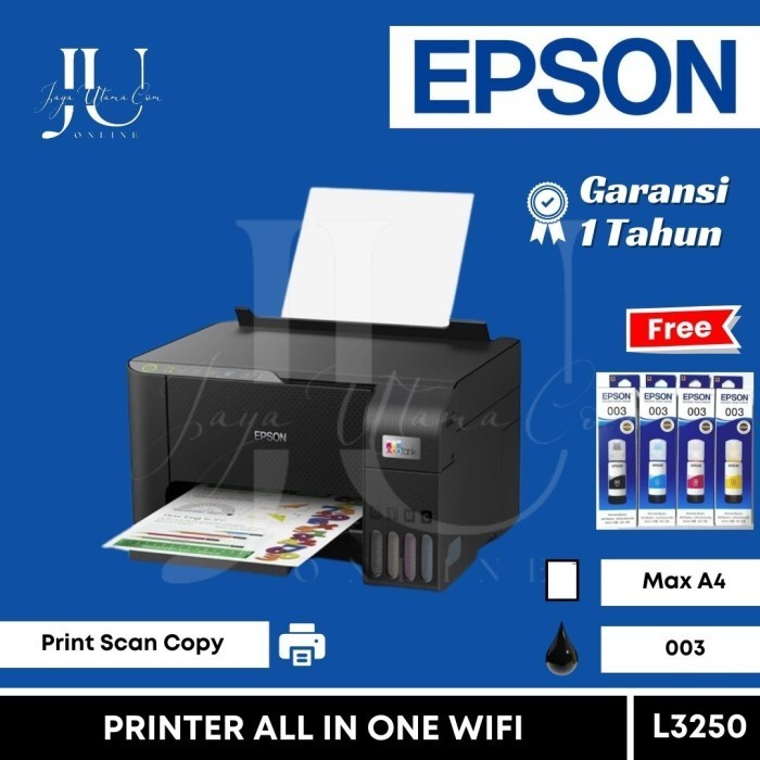Jual TERBARU - Printer Epson L3250 WiFi All in One Printer Wireless ...