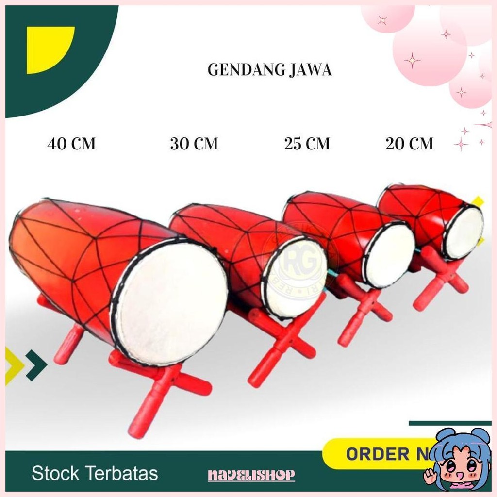 Jual Alat Musik Kendang Jawa Gendang Jawa Murah Gendang Jawa Mainan ...