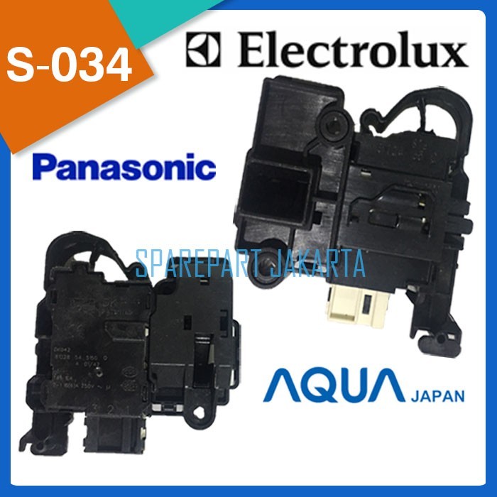Jual DOOR LOCK PANASONIC ELECTROLUX HAEIR AQUA FQW-1010QD | Shopee ...