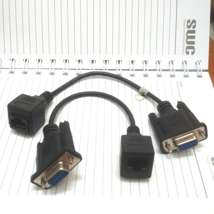 Jual kabel db9 female to lan female 20cm | Shopee Indonesia