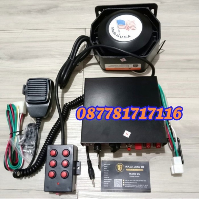 Jual Toa Sirine Polisi 200 Watt Plus Jumper 8 Suara | Shopee Indonesia