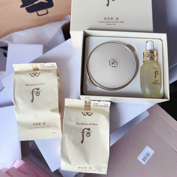 Jual The History of Whoo Luxury Golden Cushion Glow Special Set ...