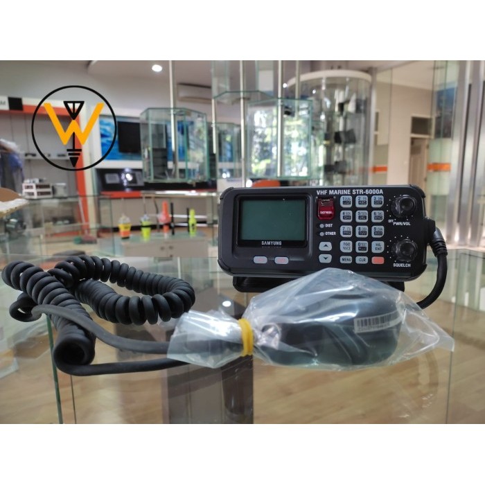 Jual SAMYUNG STR-6000A VHF DSC 25W MARINE STR-6000 STR6000 A VHF DSC Radio (TANPA KABEL POWER ...