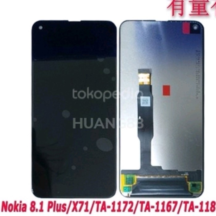 Jual LCD NOKIA 8.1 PLUS X71 / TA-1172 / TA-1167 / TA-118 COMPLETE TS | Shopee Indonesia