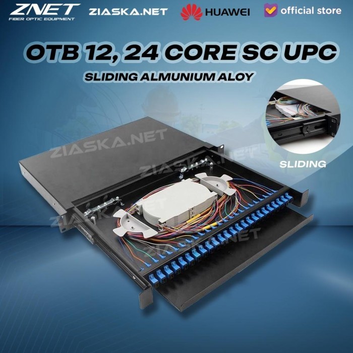 Jual OTB 12 24 48 PORT CORE FULLSET FIBER OPTIC SC UPC BAHAN KUAT BESI ...