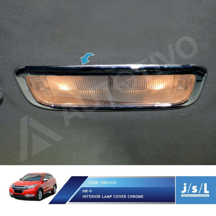 Jual Honda HRV List Atap Lampu Interior JSL / Ceiling Lamp Cover Chrome ...