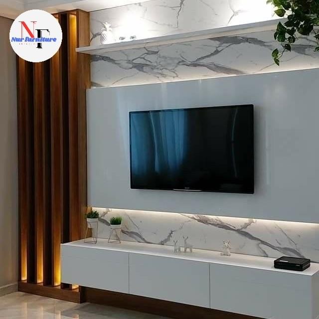 Jual Rak Tv/Meja Tv/Backdrop Tv Minimalis/ Backdrop Tv Hpl/Lemari Tv ...