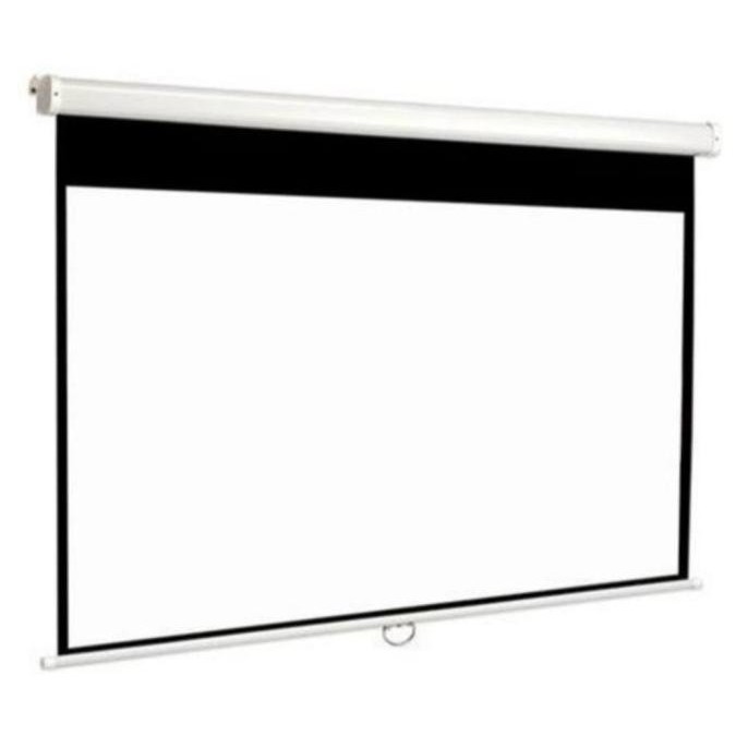 Jual Layar Proyektor Projector Motorized 70", 100" Dan 120" Remote ...
