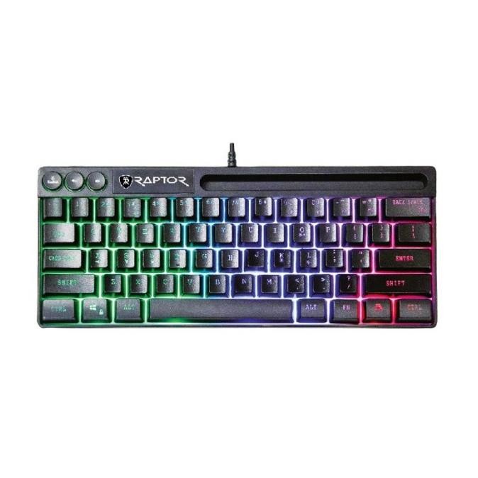 Jual Keyboard - Keyboard Wired Membrane 60%/61 Keys Rainbow Backlight ...