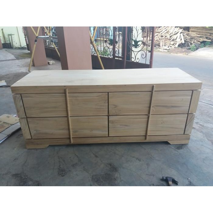 Jual Buffet Tv Murah,Buffet Jati Ukuran 150 X 50 X 60 Custom Mentah ...