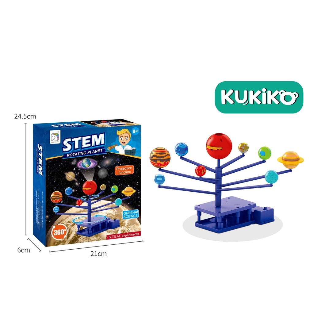 Jual Gramedia Bintaro - Kukiko Stem Rotating Planet Experiment Toy ...