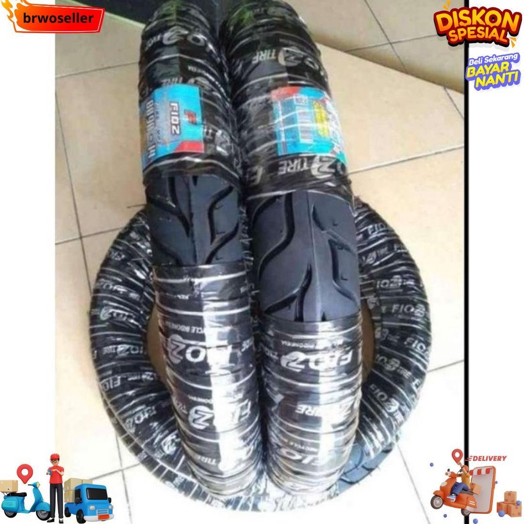 Jual Paket 1Set Ban Luar Tubeles& Non Tubeles Matic Depan Belakang ...