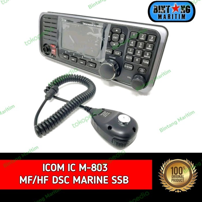 Jual SSB MARINE ICOM IC-M803 IC M803 ICM803 M803 MF HF SSB DSC | Shopee ...